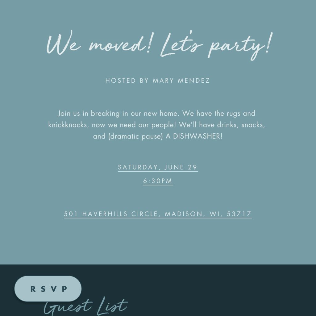 Housewarming party invitations - online at Paperless Post