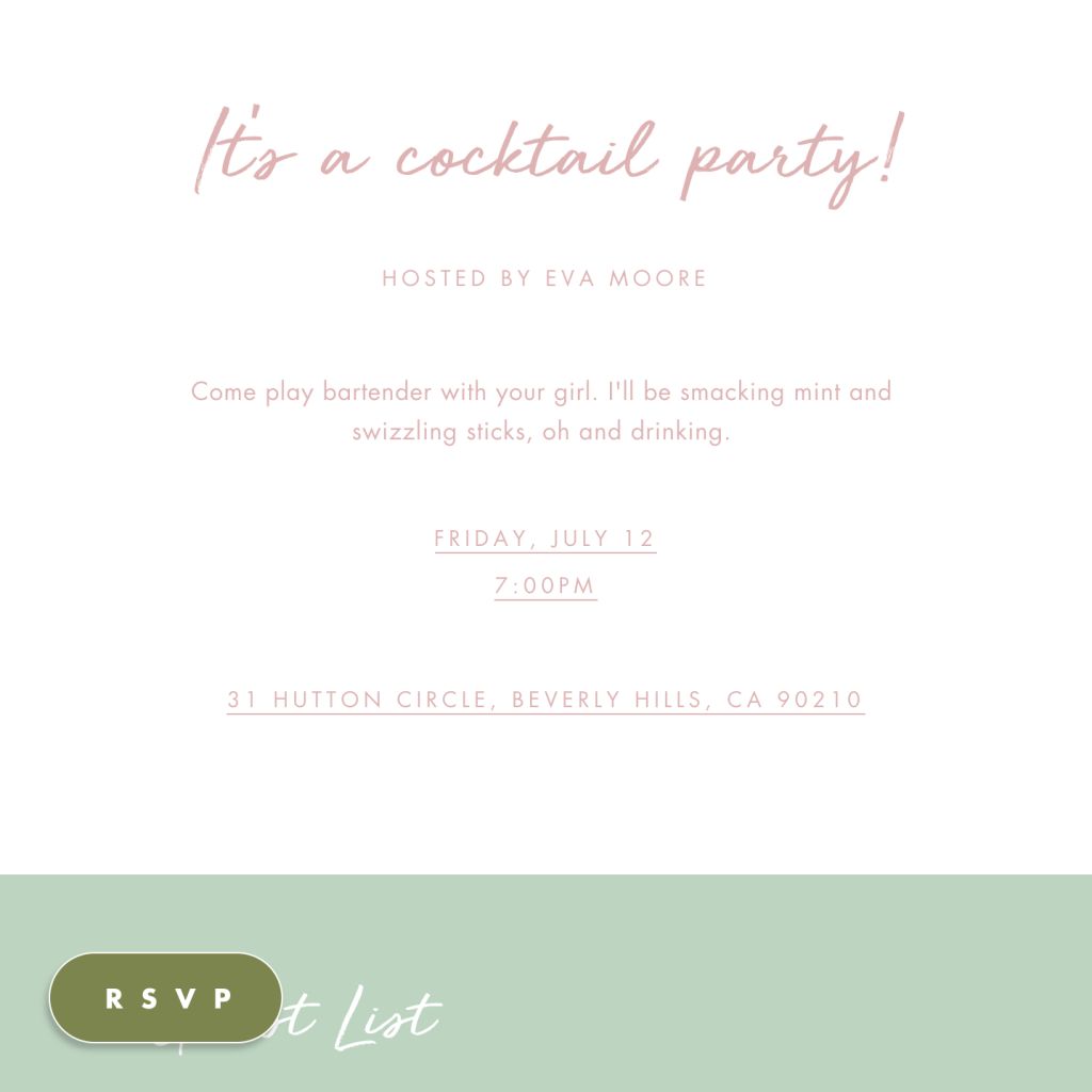Happy hour invitations - online at Paperless Post