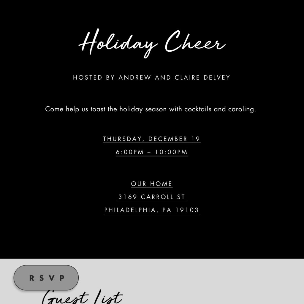 Holiday invitations - online at Paperless Post