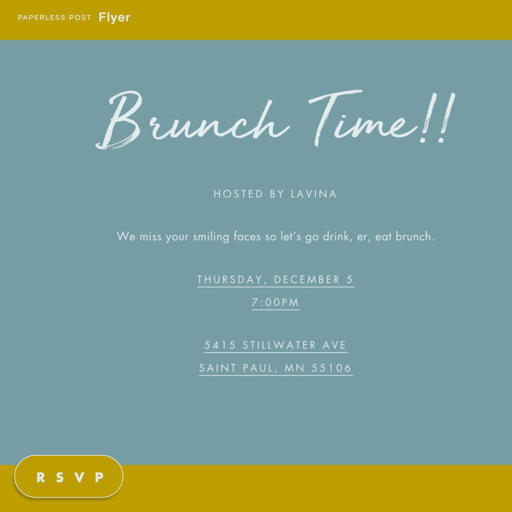Brunch Invitations Online At Paperless Post