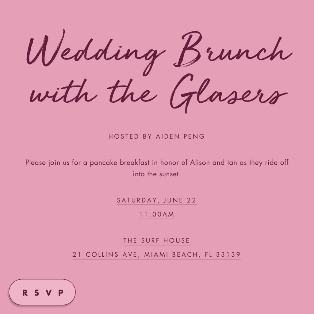 Wedding brunch invitations - online at Paperless Post