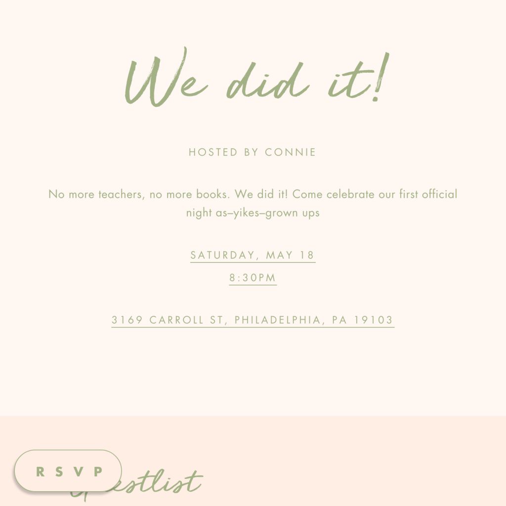 Graduation invitations - online at Paperless Post