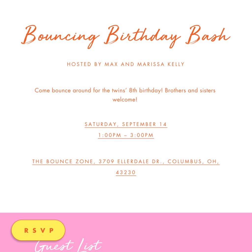 Kids' birthday invitations - online at Paperless Post