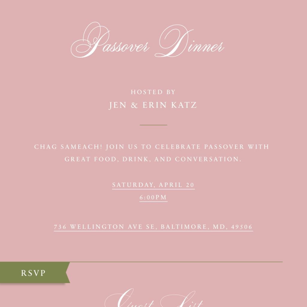 Spring entertaining invitations - online at Paperless Post