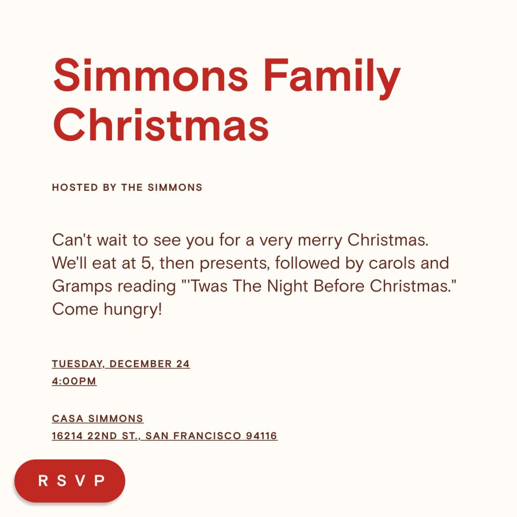 Holiday invitations - online at Paperless Post