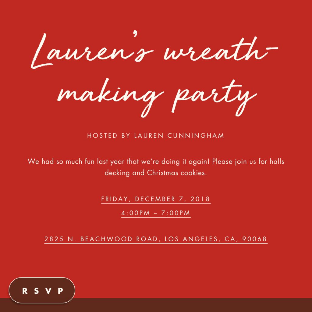 Holiday party invitations - online at Paperless Post