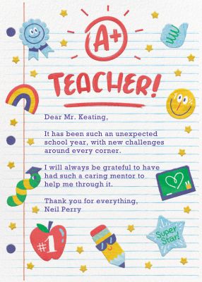 Teacher Appreciation Cards | Send online instantly | Track opens