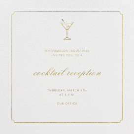 Corporate Cocktail Party Invitations | Paperless Post