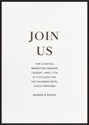 Invitations for Schools, Universities, and Nonprofit Organizations