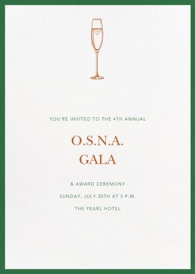 Gala Invitations | Send online instantly | RSVP tracking