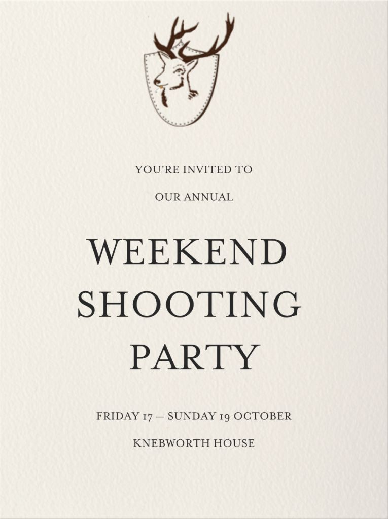 Stag | Send online instantly | RSVP tracking