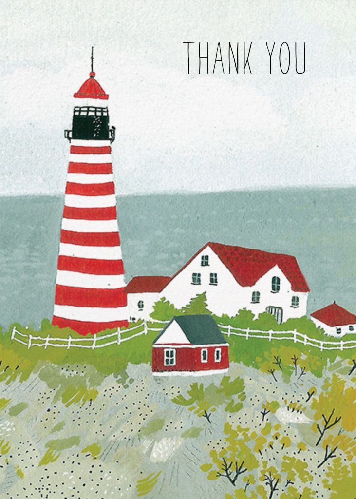 Maine Lighthouse (Becca Stadtlander) | Send online instantly | Track opens