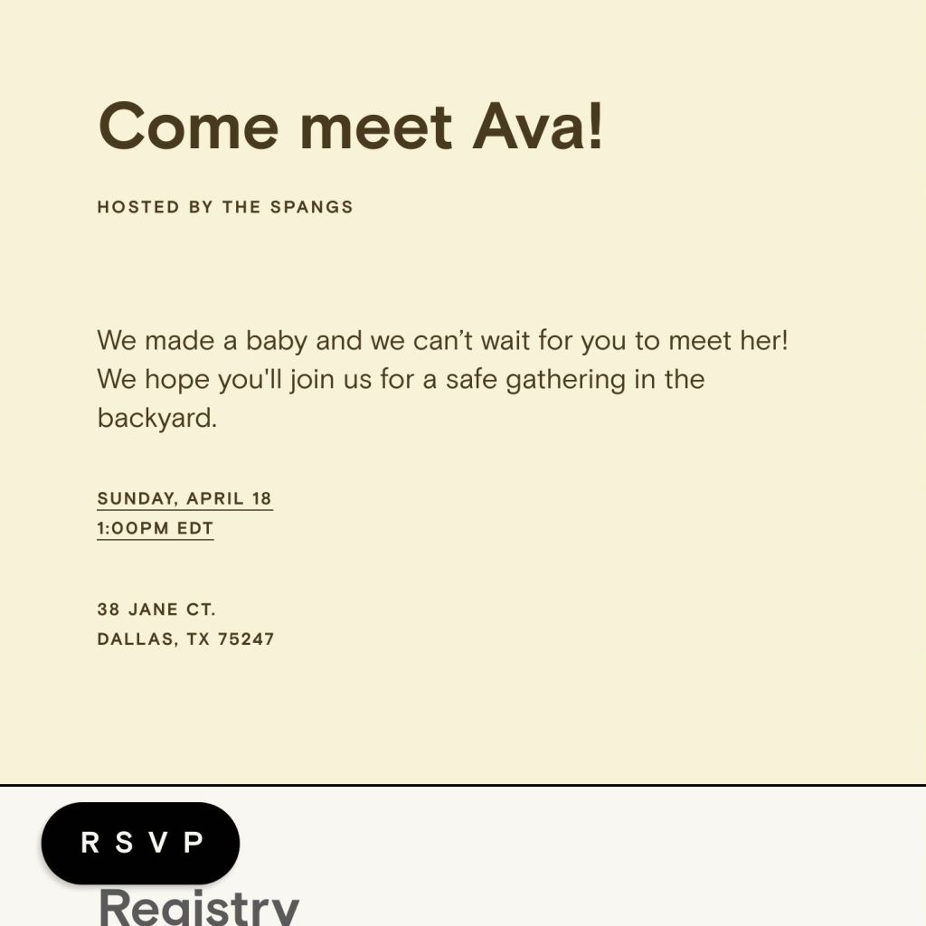Paperless Post Flyer - Free, easy, customizable event pages