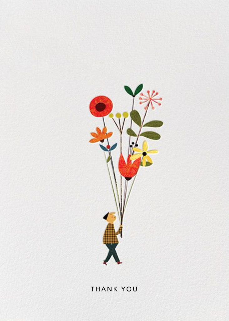 Long Stem Thank You (Blanca Gómez) Card
