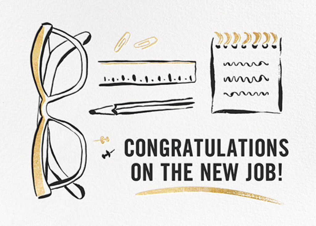 New Job - Congratulations Card | Send online instantly | Track opens