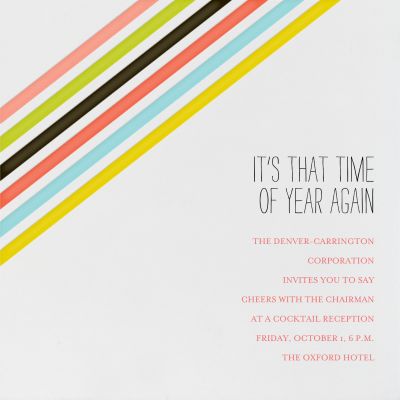 Create Business and Corporate Event Invitations with RSVP Tracking