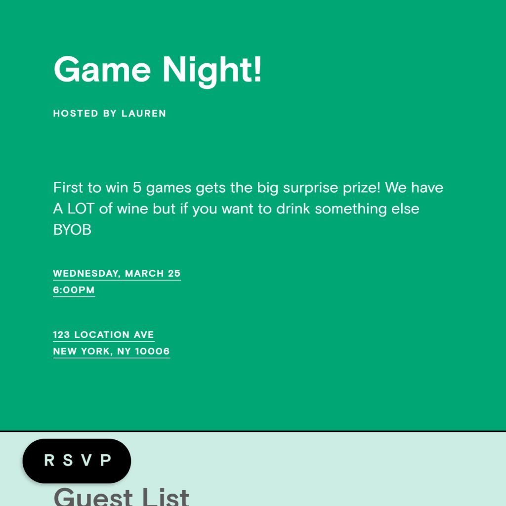 Game Night Invitations | Send online instantly | RSVP tracking