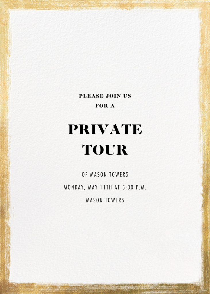 Bristle - VIP Event Invitation | Send online instantly | RSVP tracking
