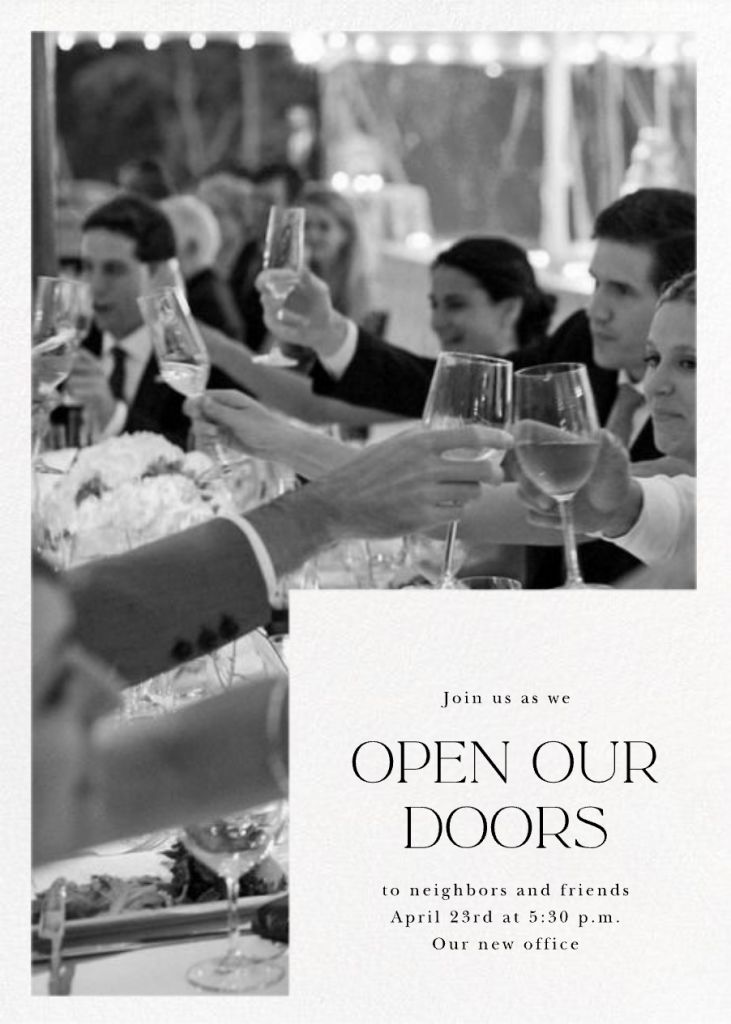 Baseline - Launch Party Invitation | Send online instantly | RSVP tracking