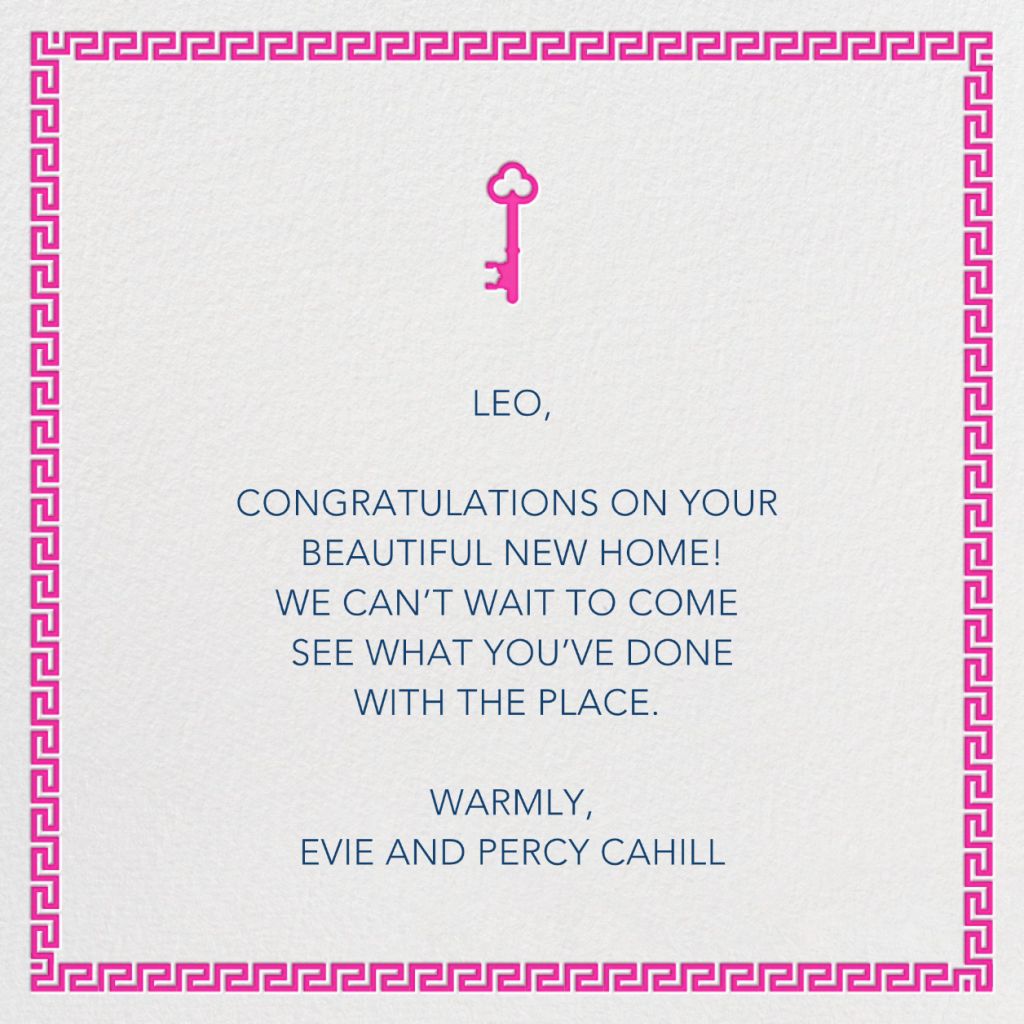 Golden Key - Congratulations Card | Send online instantly | Track opens