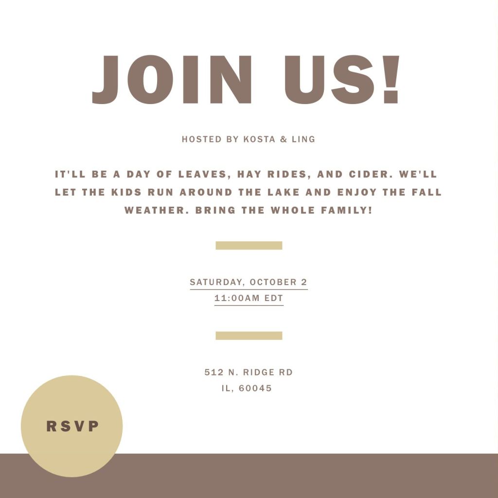 Paperless Post Flyer - Free, easy, customizable event pages