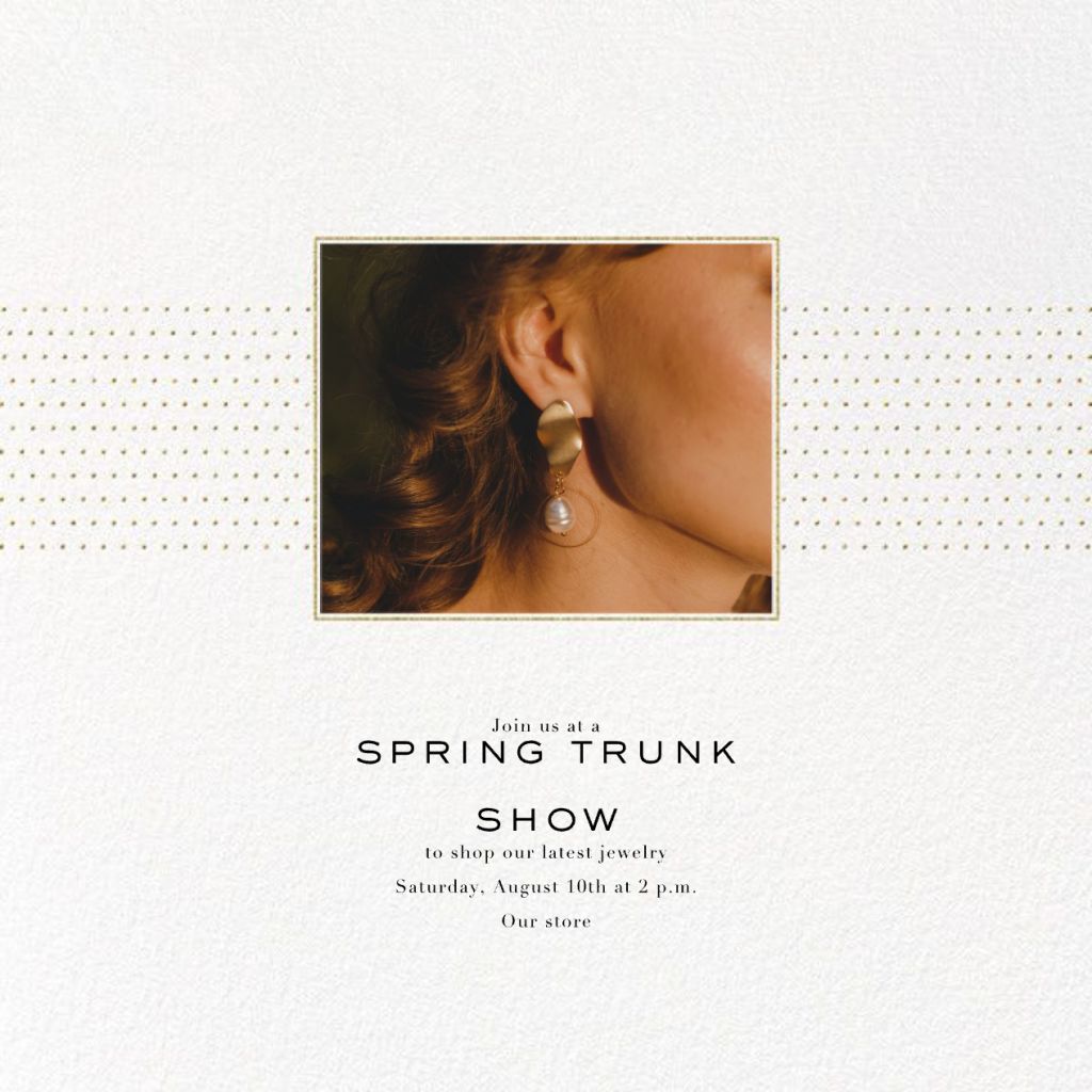 Dotted Band - Shopping Event Invitation | Send online instantly | RSVP ...