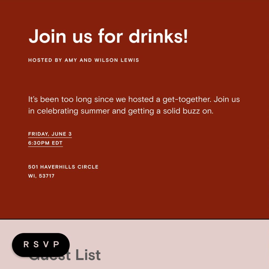 Paperless Post Flyer - Free, easy, customizable event pages