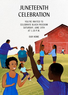 Juneteenth invitations | Send online instantly | RSVP tracking