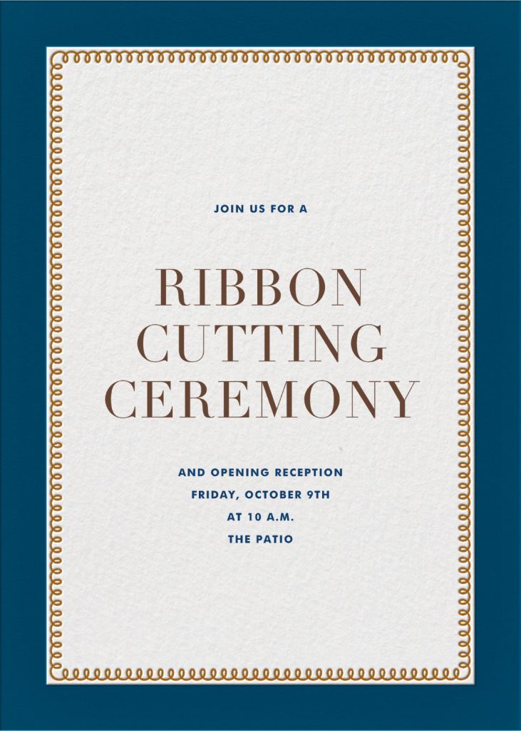 Bold Line Invitations | Send online instantly | RSVP tracking