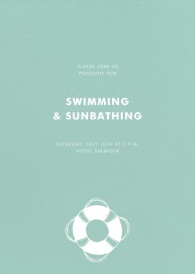 Pool Party Invitations | Send online instantly | RSVP tracking