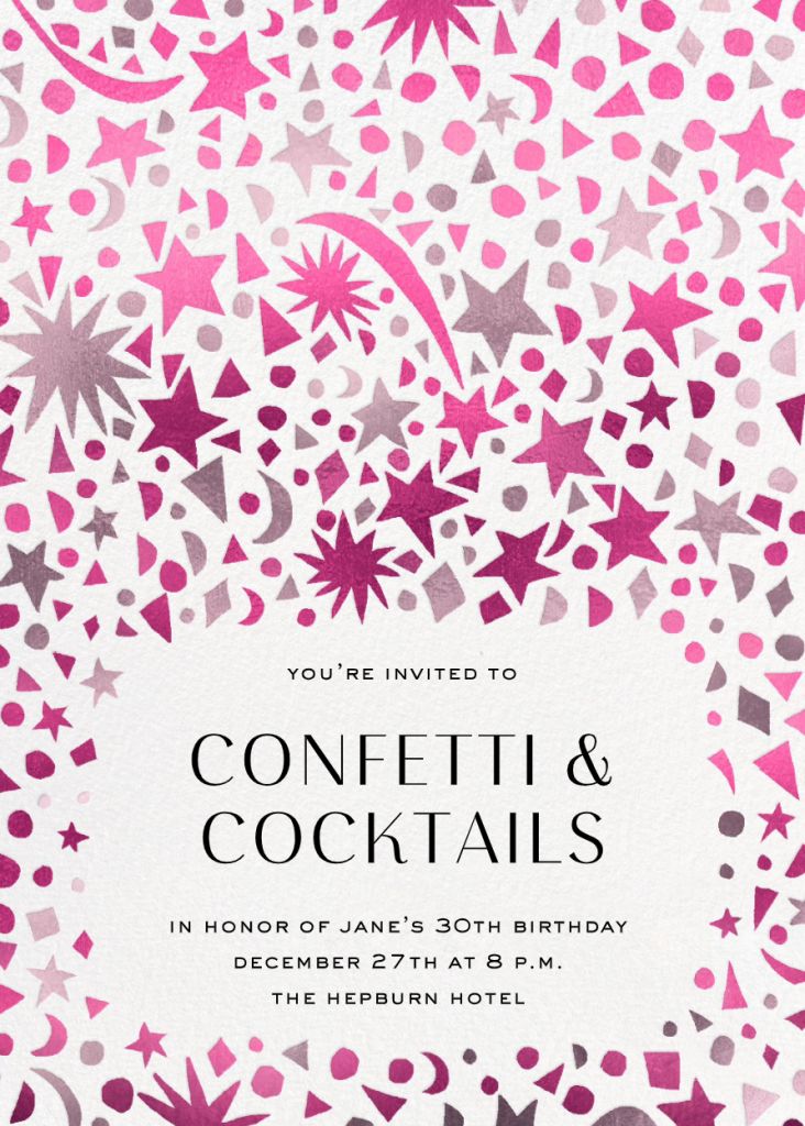 Seeing Shapes - Invitation | Send online instantly | RSVP tracking