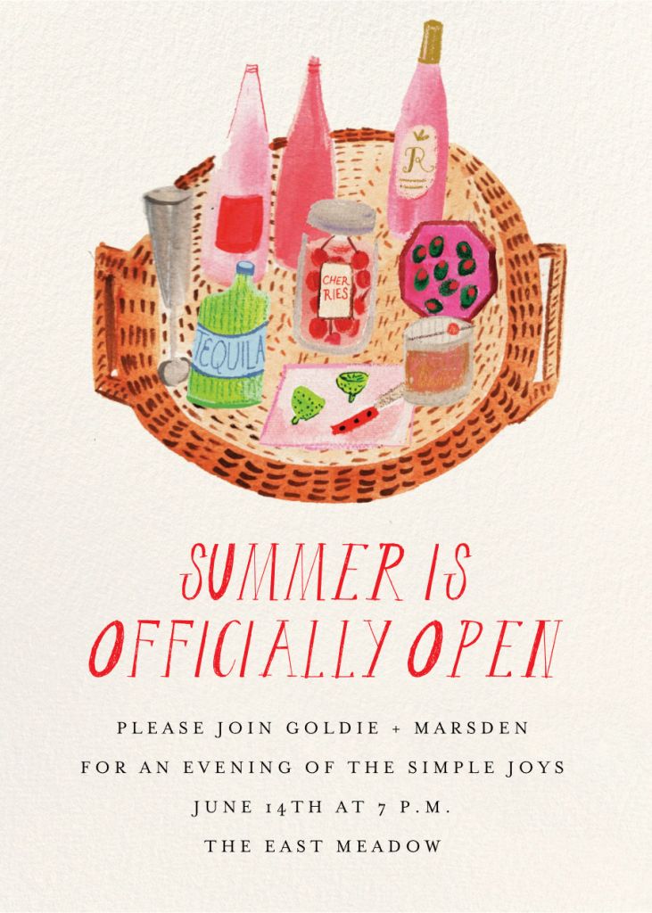 Summer Spread - Cocktail Party Invitation | Send online instantly ...
