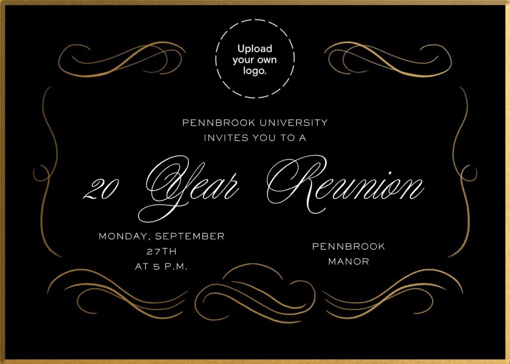 Grand Swirls Invitation