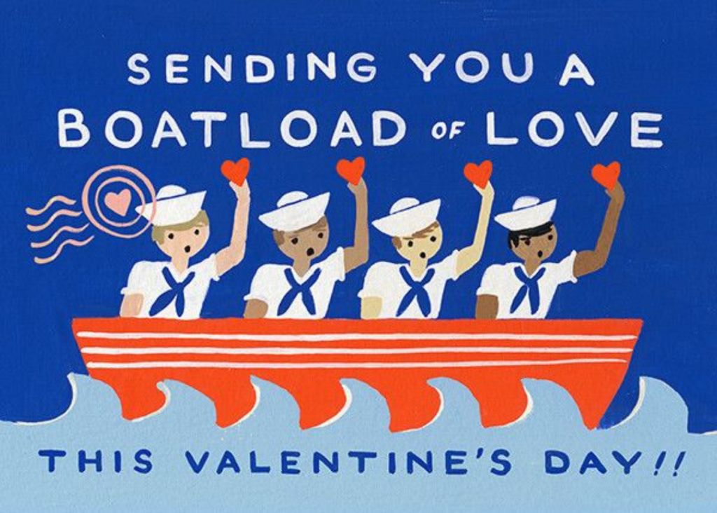 Boatload of Love - Greeting Card | Send online instantly | Track opens