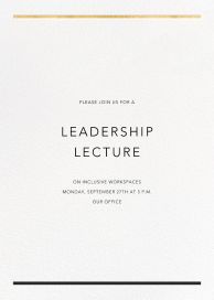 Leadership Conference Invitation