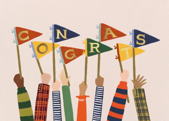 Congratulations cards | Send online instantly | Track opens