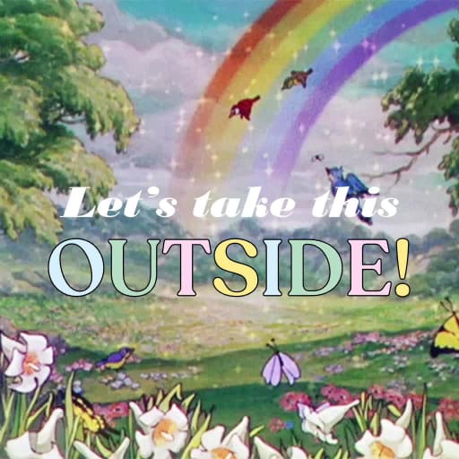 Let's take this outside! | Send online instantly | Free tracking