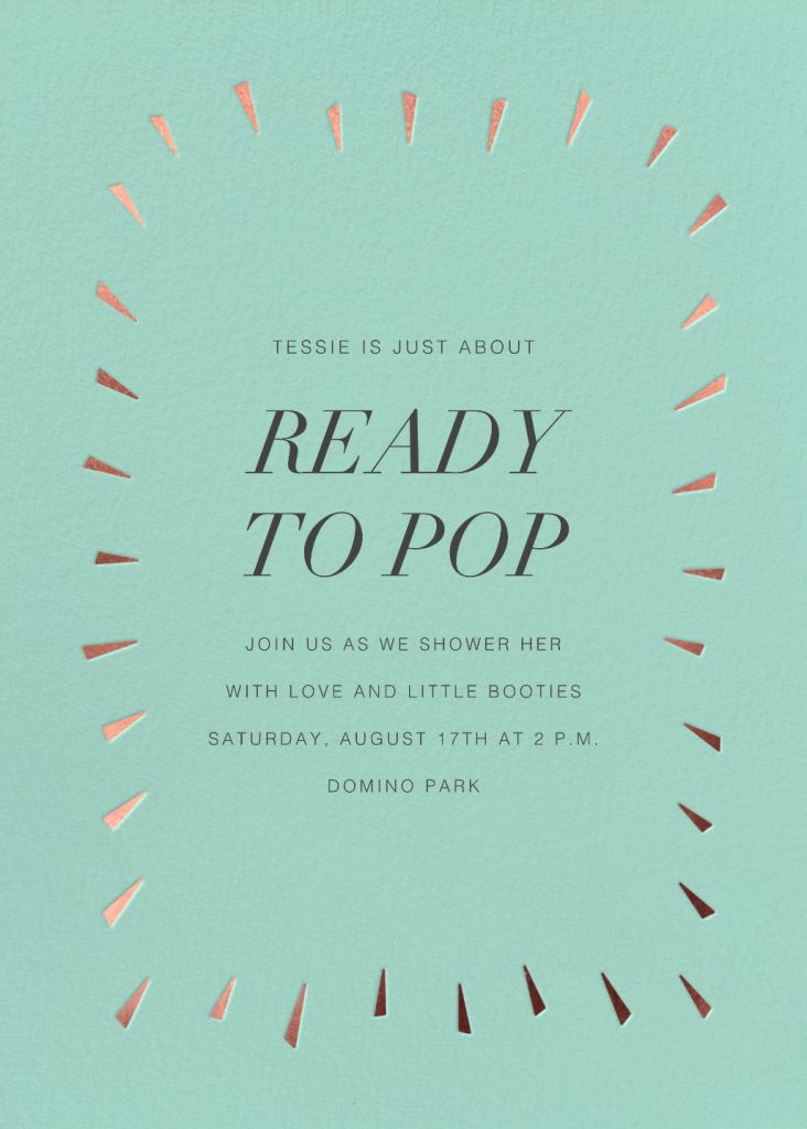 Éclat - Baby Shower Invitation | Send online instantly | RSVP tracking