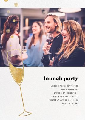 Launch Party Invitations | Send online instantly | RSVP tracking