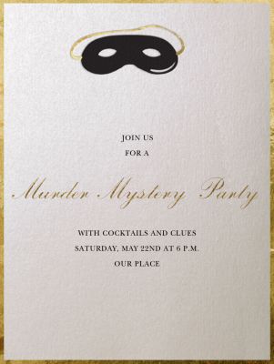 Murder Mystery Party Invitations | Design & Send Online