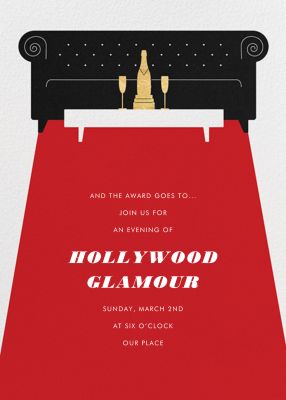 Viewing Party Invitations | Send online instantly | RSVP tracking