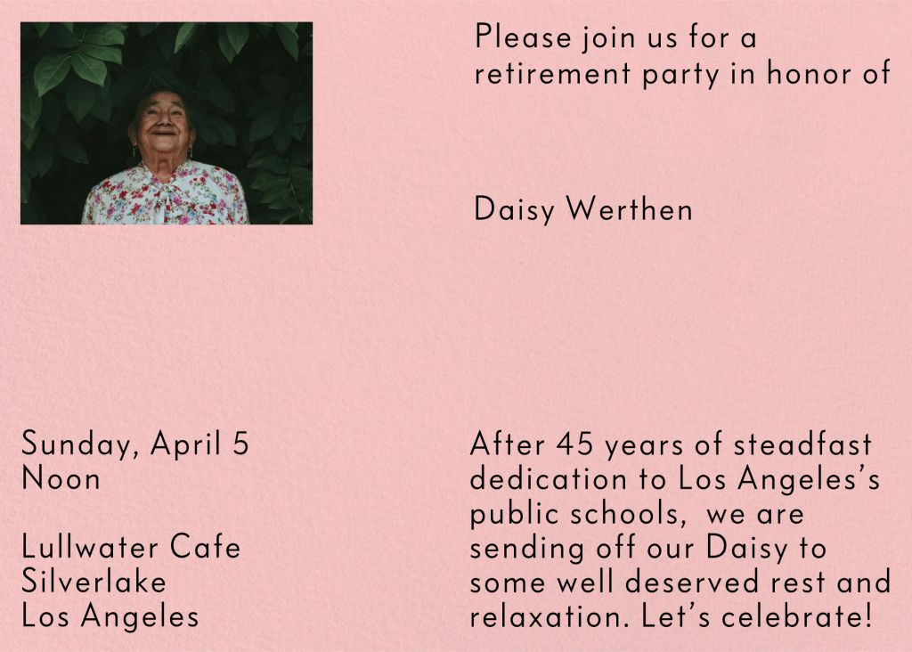 Send Off - Retirement and Farewell Party Invitation | Send online ...