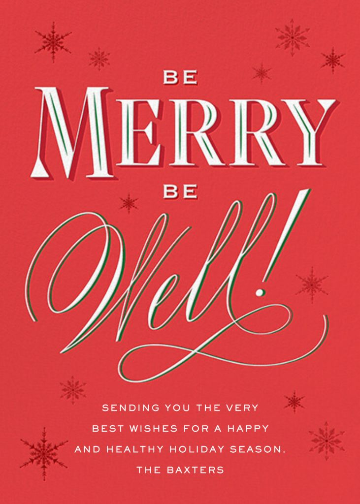 Merry Well - Holiday Card | Send online instantly | Track opens