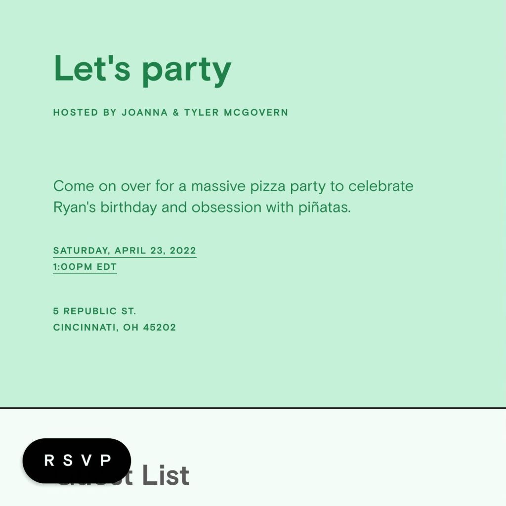 Paperless Post Flyer - Free, easy, customizable event pages