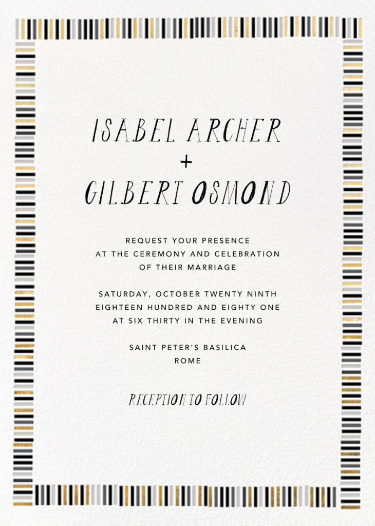 Miss Gigi (Invitation) | Send online instantly | RSVP tracking