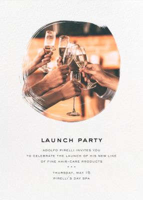 Launch Party Invitations | Send online instantly | RSVP tracking