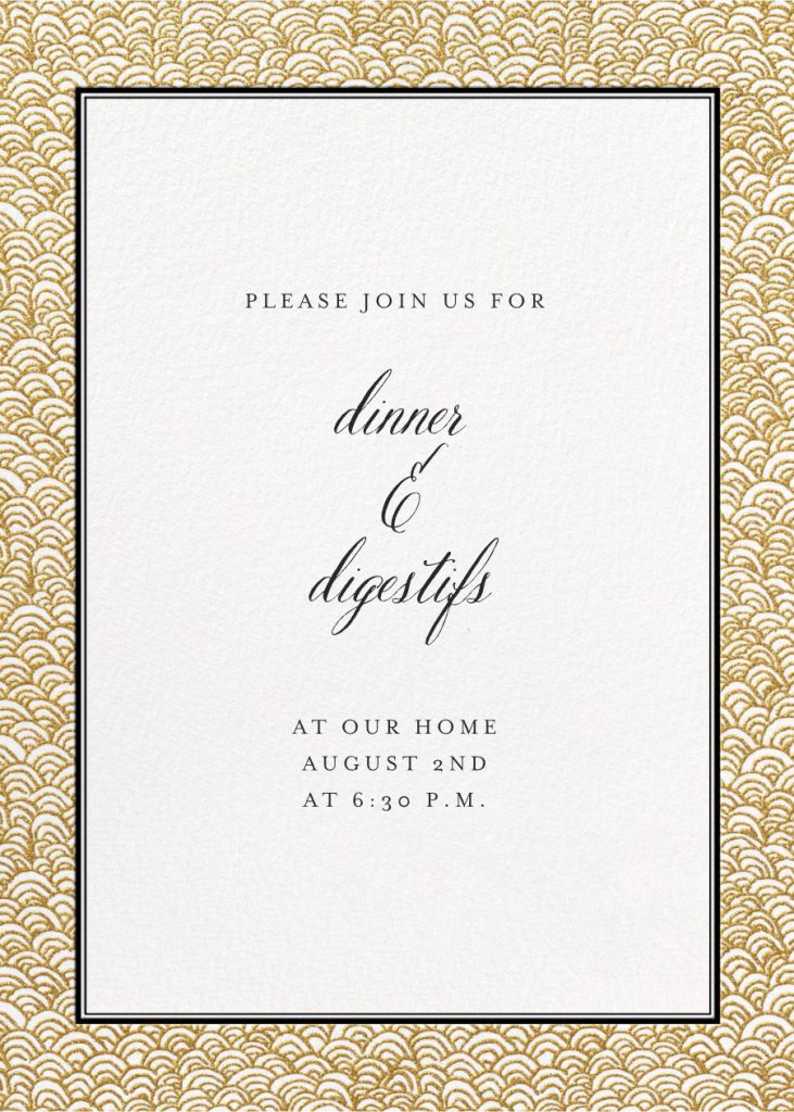 Naive Wave - Cocktail Party Invitation | Send online instantly | RSVP ...