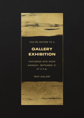 Art Exhibition Invitations | Send online instantly | RSVP tracking