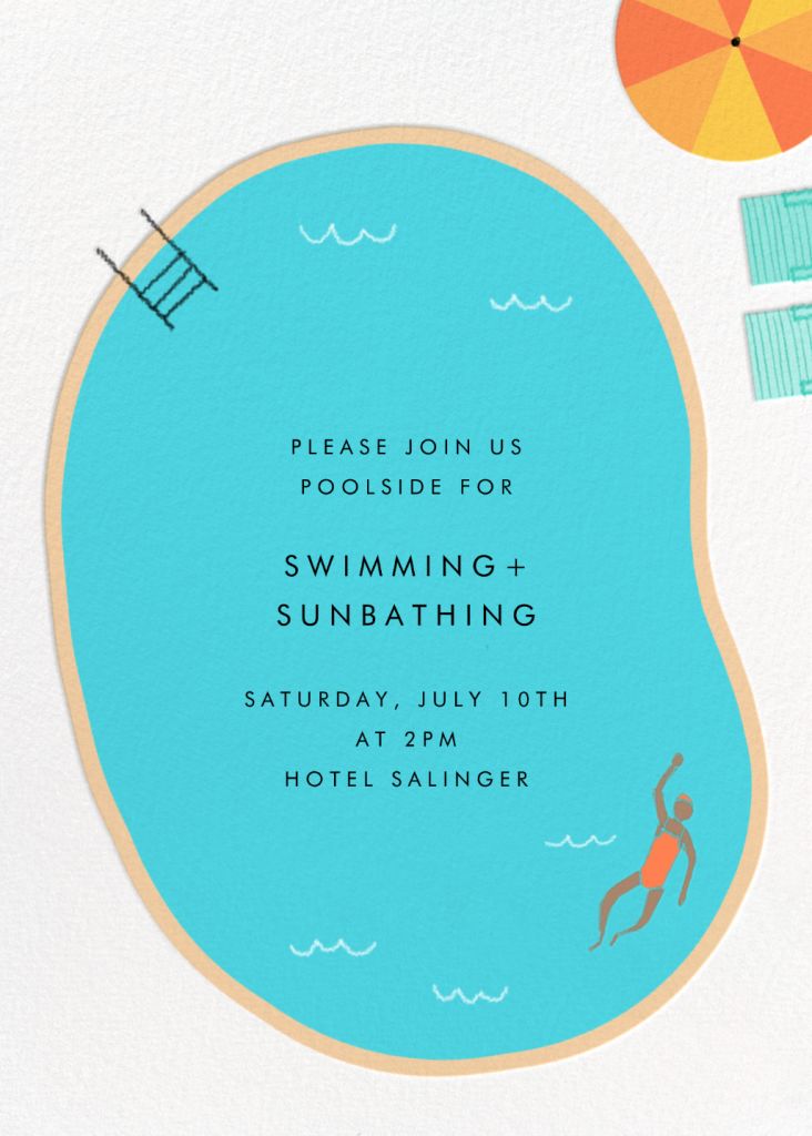 Maude's Pool - Pool Party Invitation | Send online instantly | RSVP ...