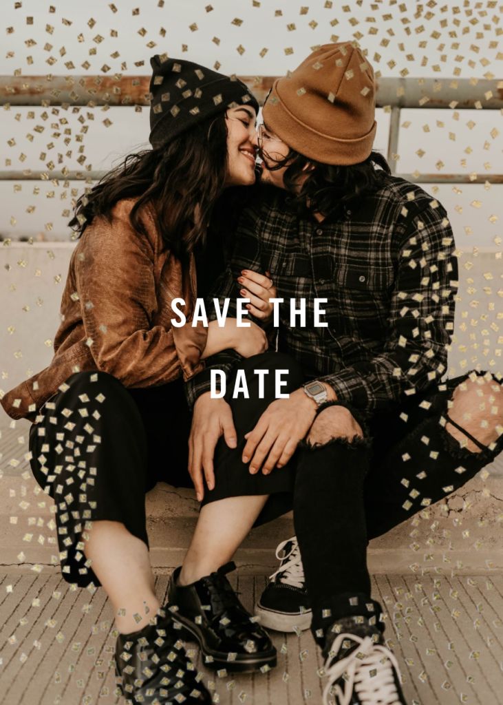Fetti Photo Invitation